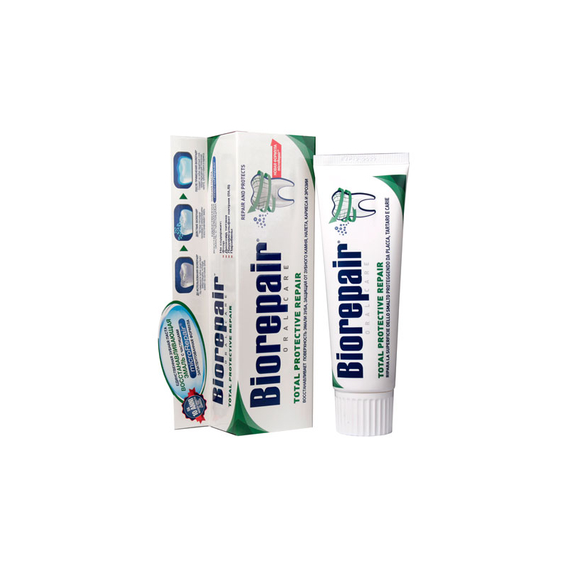 Зубная паста Biorepair Total Protective Repair Комплексная защита 75 мл ...